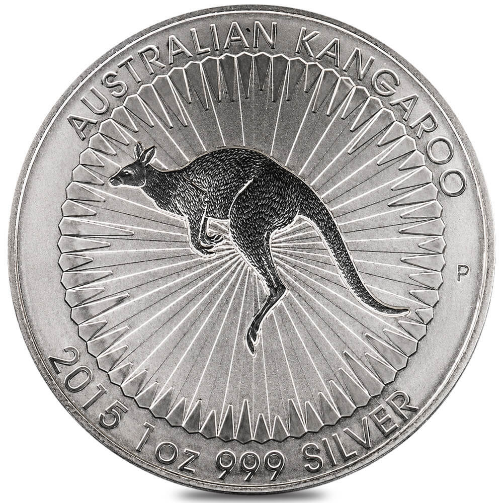 2015 1 oz Australian Silver Kangaroo Perth Mint BU