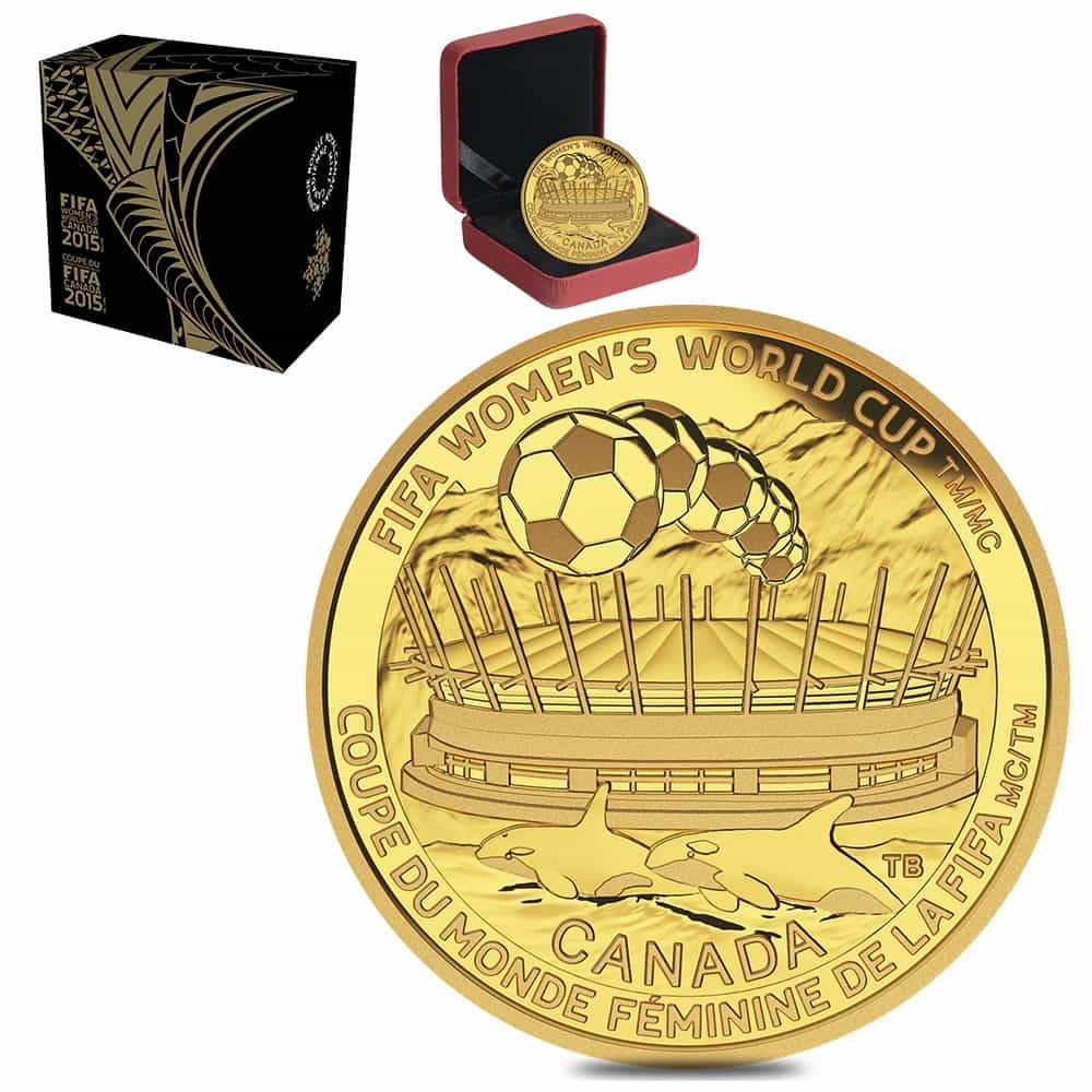2015 1/4 oz Women's World Cup The Championship Game Coin