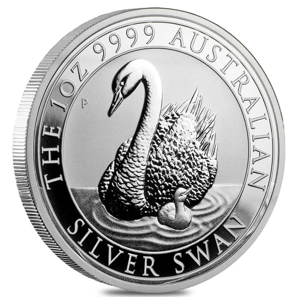 2018 1 oz Silver Australian Swan Perth Mint .9999 Fine BU