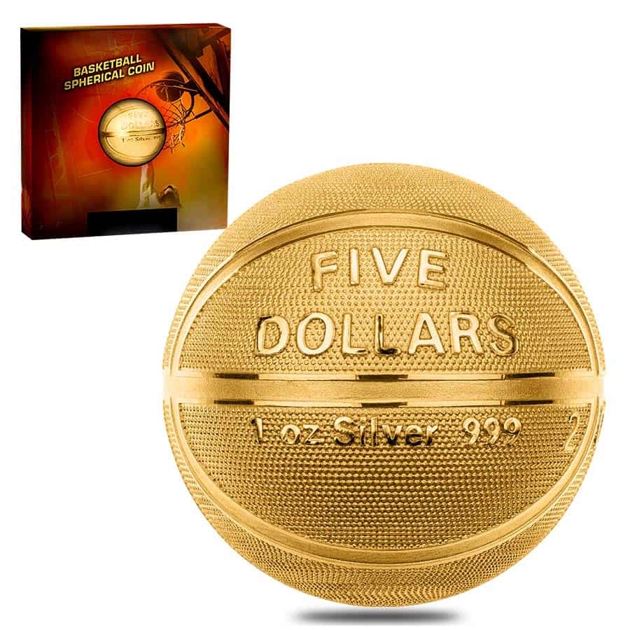 2020 1 oz Silver Basketball Spherical Samoa | Bullion Exchanges