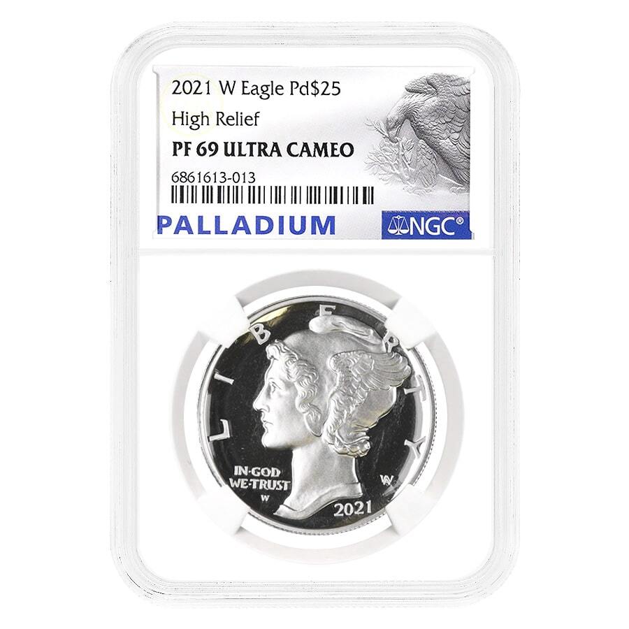 2021-W 1 oz Palladium American Eagle $25 Coin NGC PF 69 UCAM