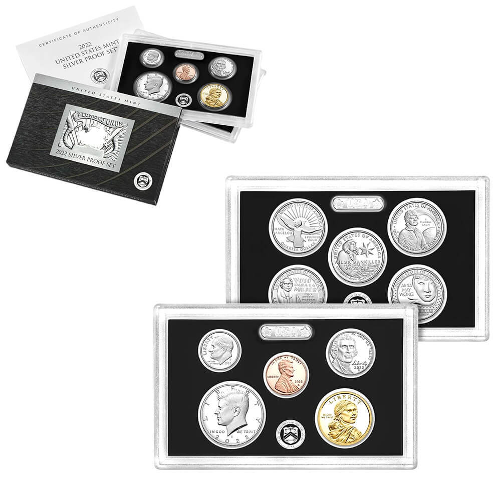 2022-S US Mint Proof Silver Set (w/Box & COA)