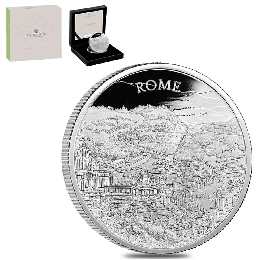 2022 1 oz City Views Rome Proof Silver Coin | Bullion Exchanges