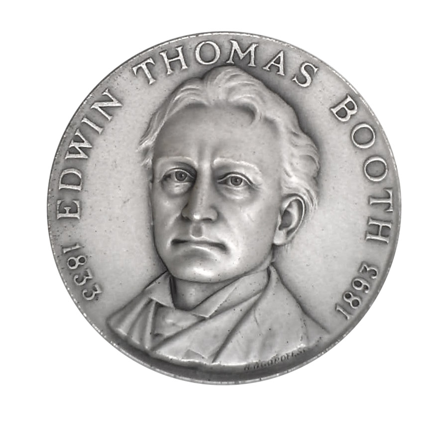 1970 Silver Edwin Thomas Booth Hall of Fame For Great Americans
