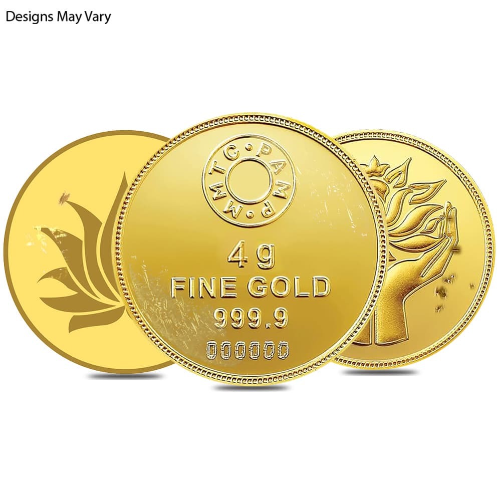 4 Gram Generic Gold Round .999+ Fine (Secondary Market)