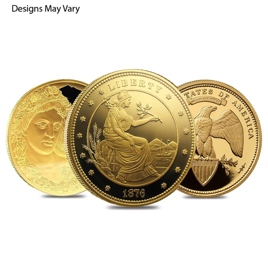 5 oz Generic Gold Round .999+ Fine (Secondary Market)
