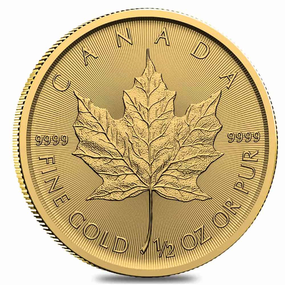 2026 1/2 oz Canadian Gold Maple Leaf $20 Coin BU (Sealed)