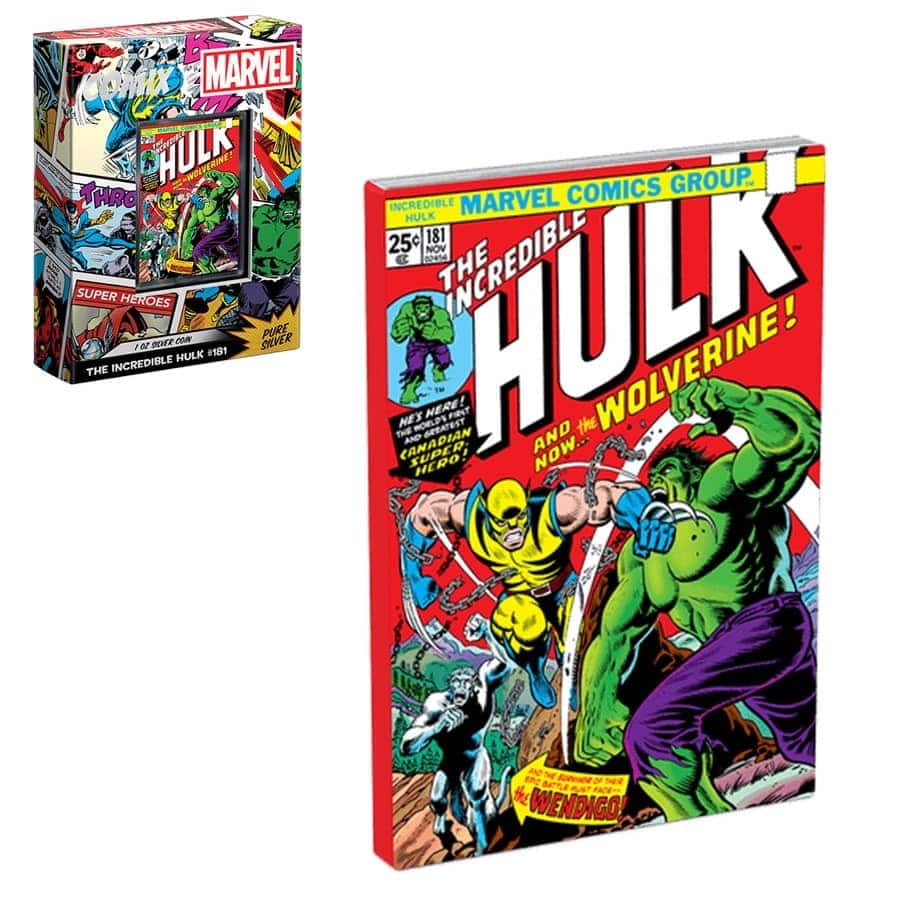 2024 Niue 1 oz Marvel The Incredible Hulk #181 Silver Comix Coin