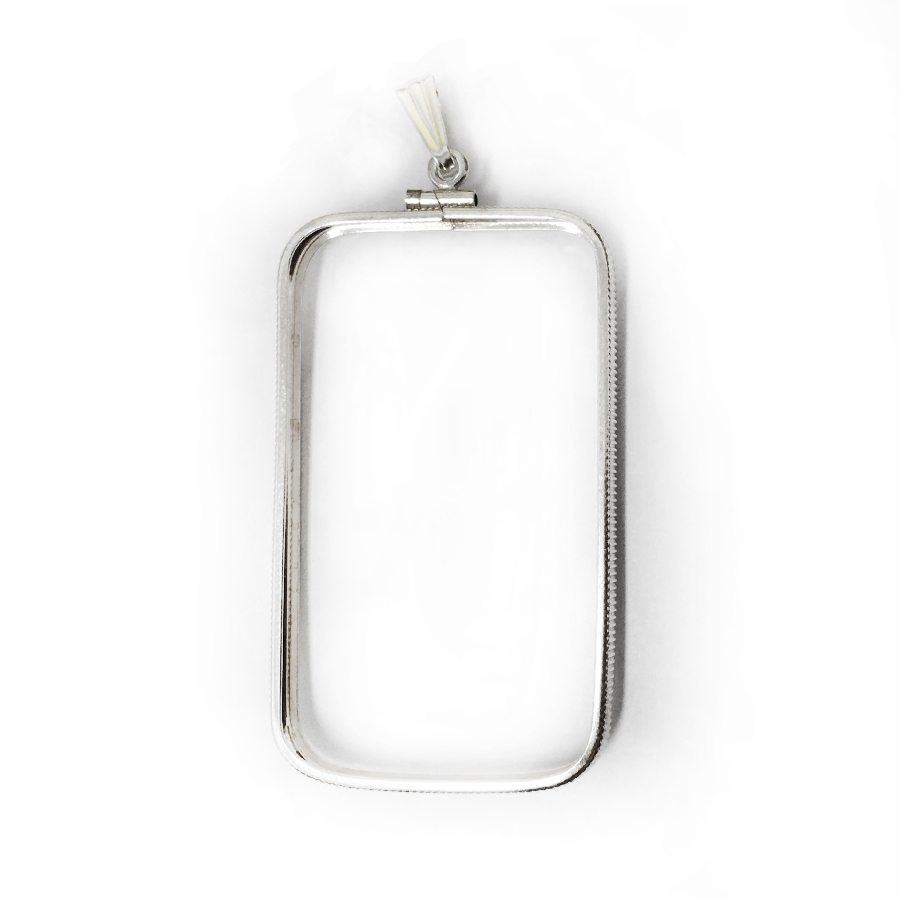 Sterling Silver 1 oz Bar Bezel