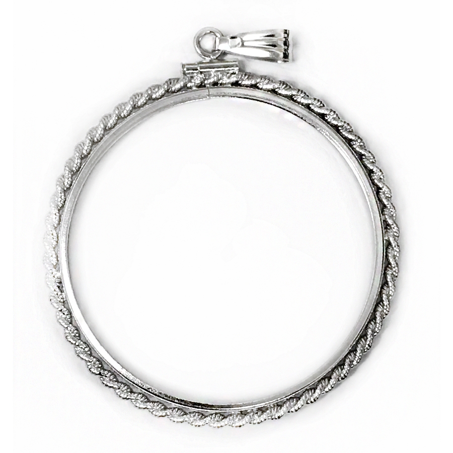 Sterling Silver 40.6 mm Rope Bezel SAE | Bullion Exchanges