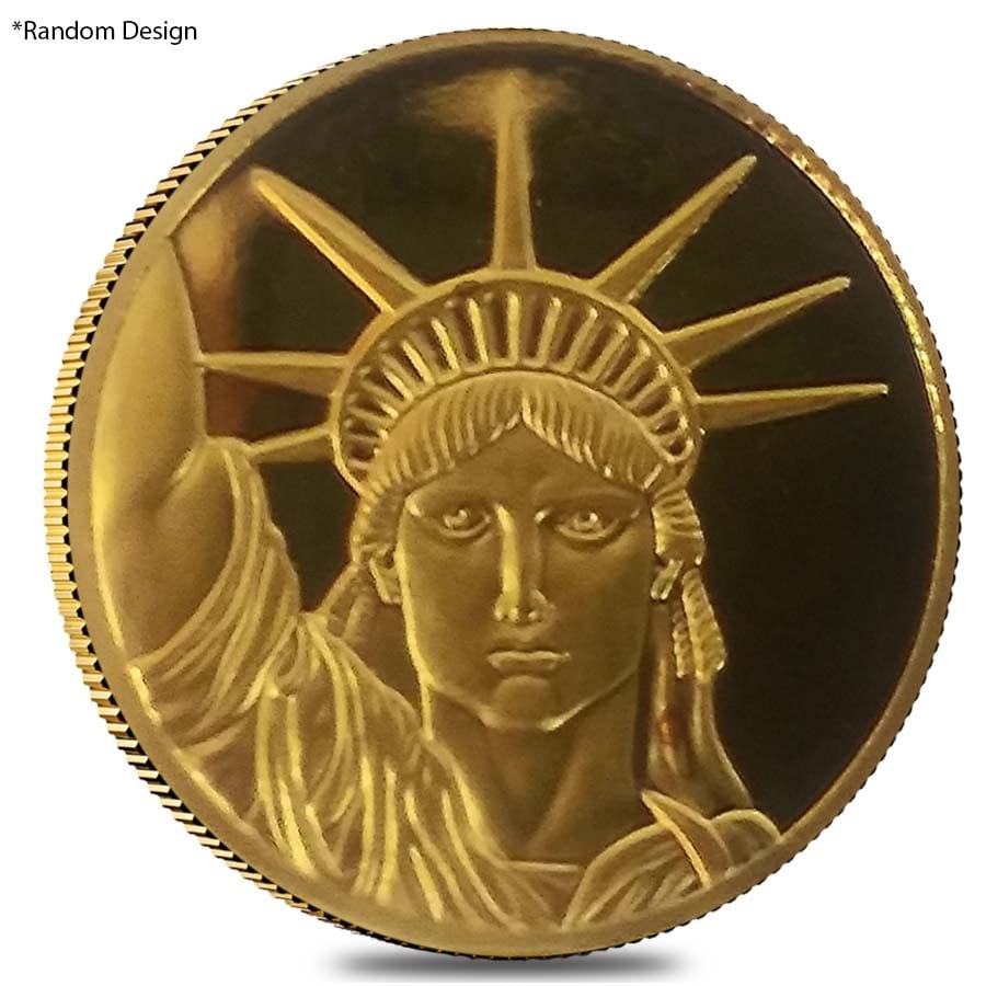 1/4 oz Johnson Matthey Liberty Gold Round | Bullion Exchanges