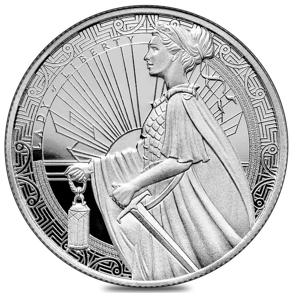1 oz PAMP Lady of Liberty Silver Round .999 Fine in stock