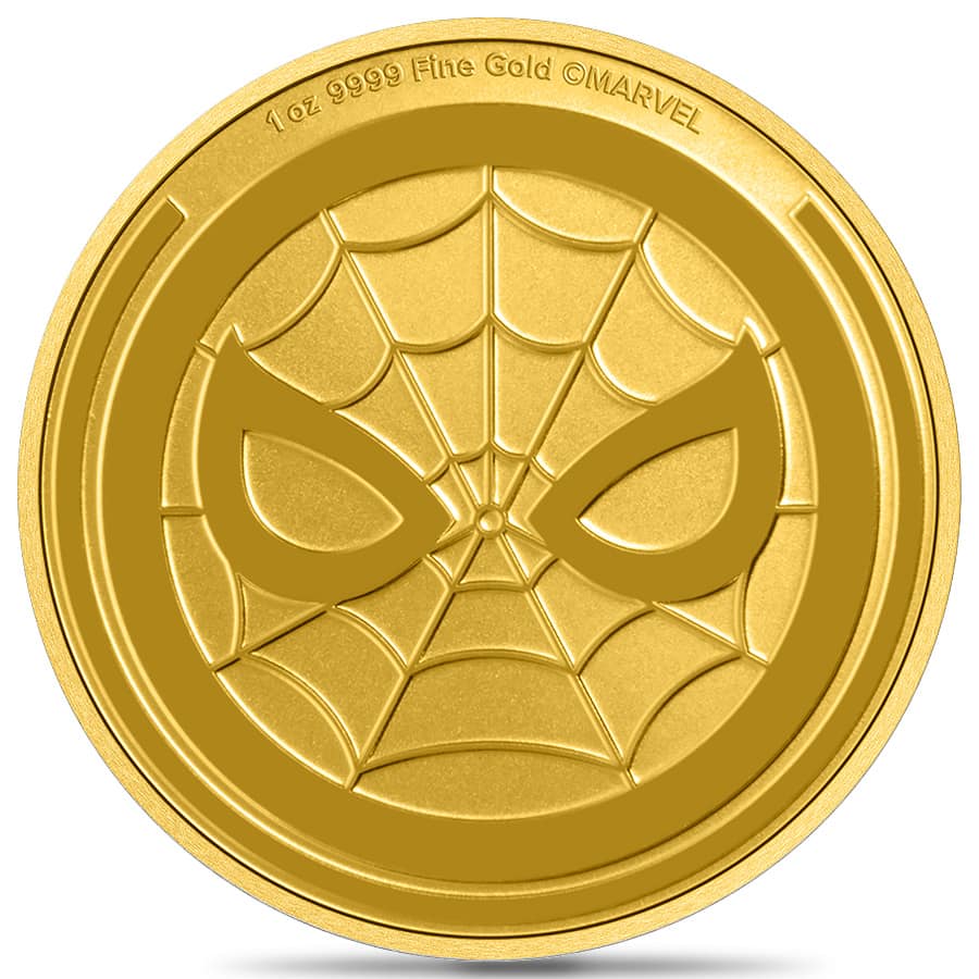 2023 Niue 1 oz Marvel Spider-Man Gold Coin .9999 Fine BU
