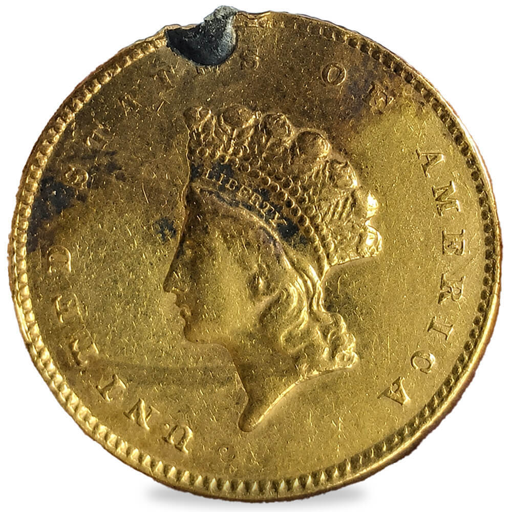 Gold Love Token $1 Liberty Head Type 2 Ex-Jewelry (Random)