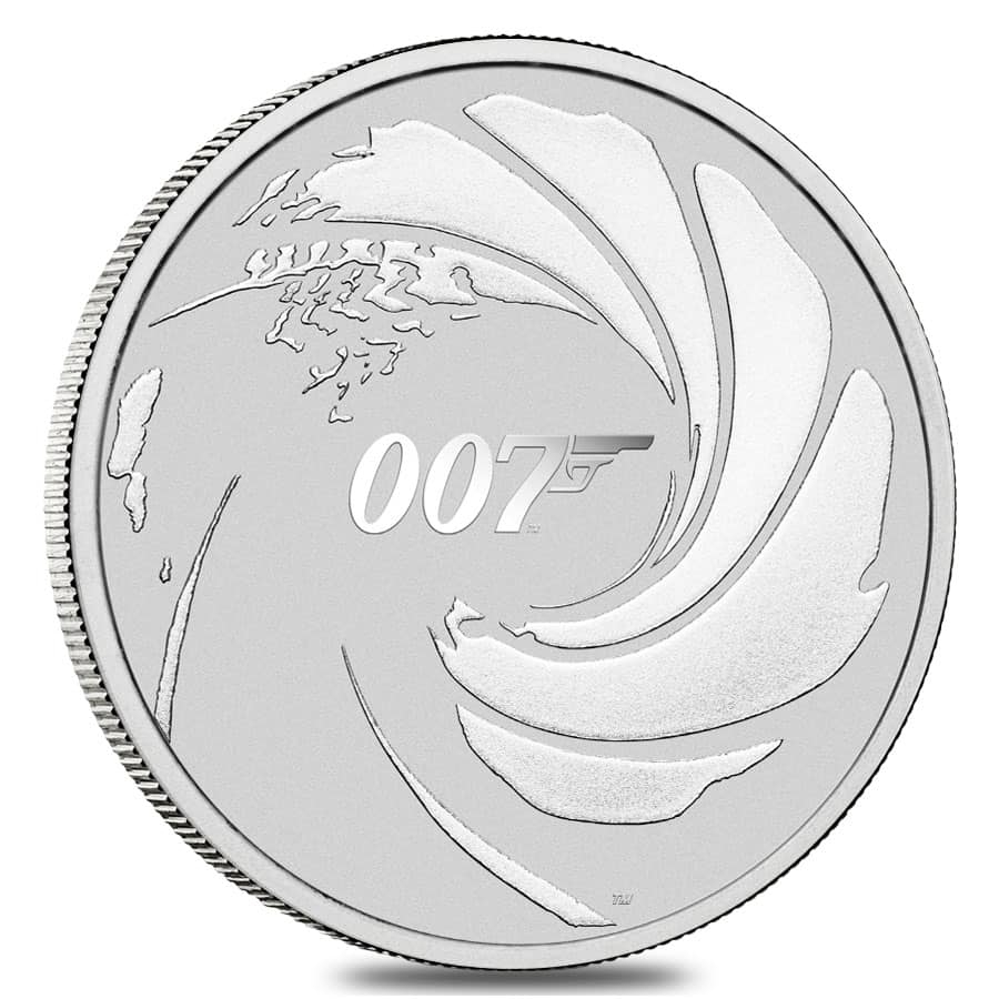 2020 1 oz Tuvalu James Bond 007 Silver Coin | Bullion Exchanges