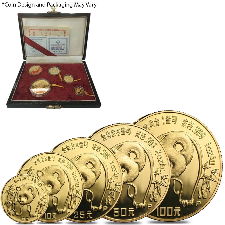 Chinese Gold Panda Proof Set (Random Year) | Bullion Exchanges