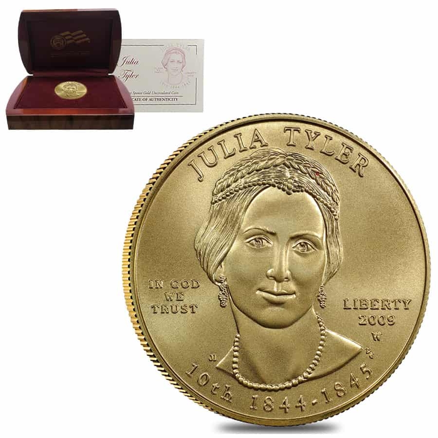2009 1/2 oz First Spouse Tyler Gold Coin BU | Bullion Exchanges