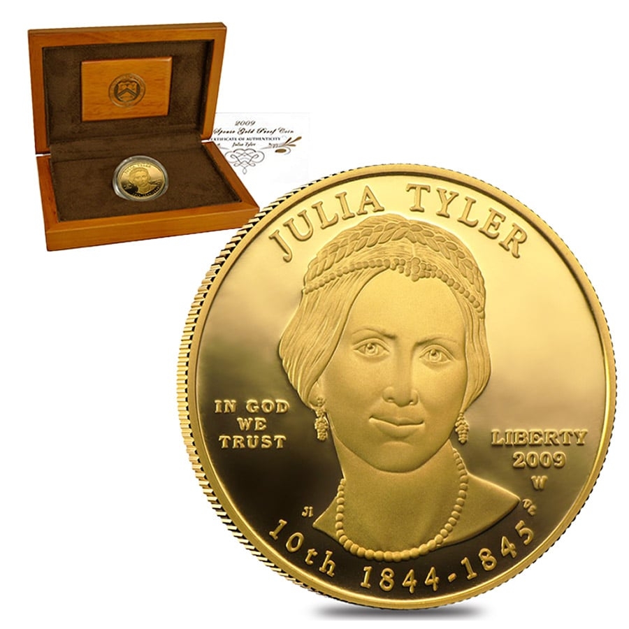 2009 W First Spouse Tyler Gold Proof Coin | Bullion Exchanges