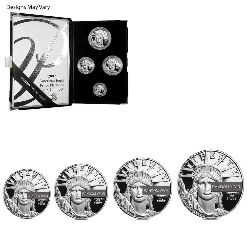 1.85 oz Proof Platinum American Eagle Set (RY, w/Box & COA)