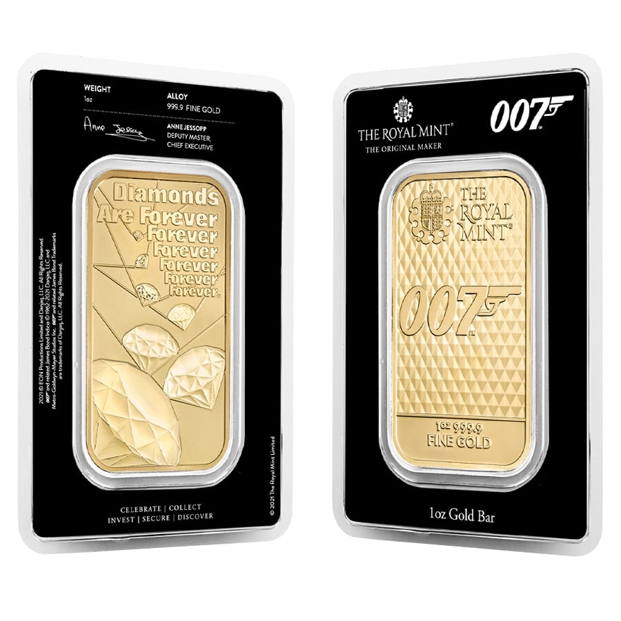 James Bond 007 Logo Gold