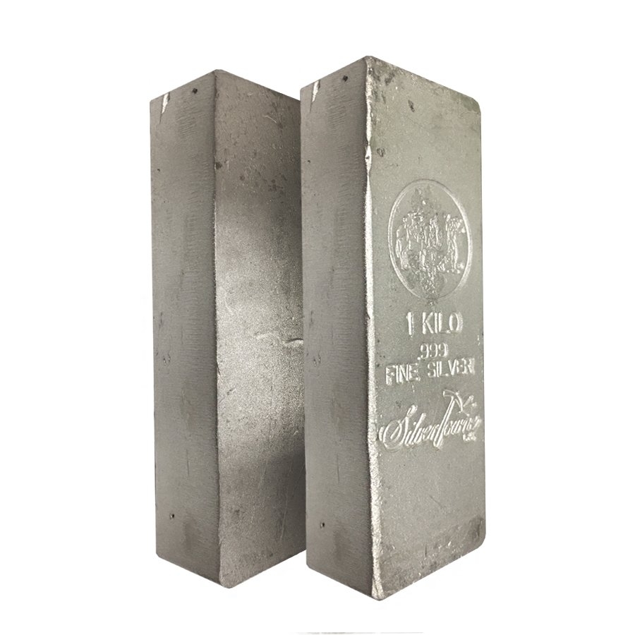 1 kilo SilverTowne Prospector Silver Bar .999 Silver