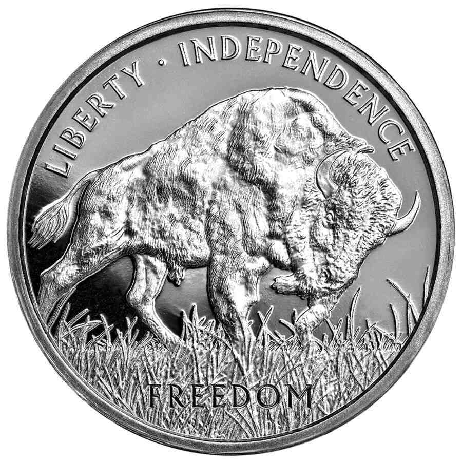 1 oz PAMP American Buffalo Silver Round .999 Fine (USA)